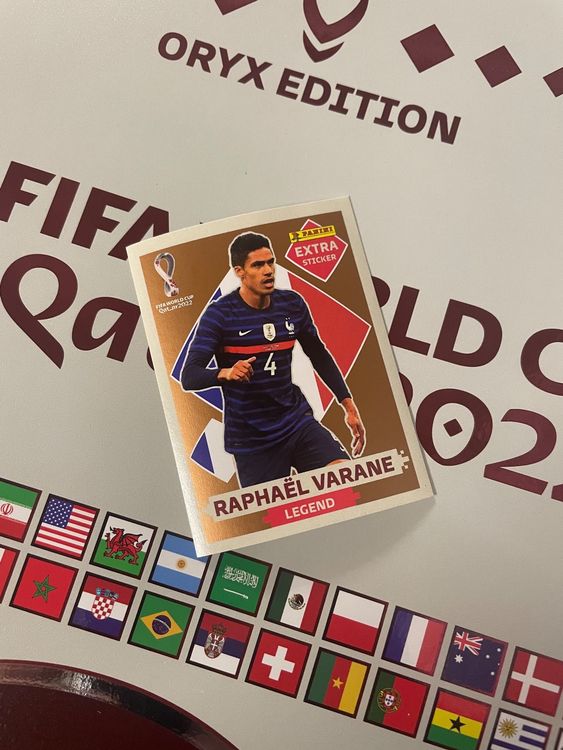 Panini Extra Sticker Raphaël Varane Bronze | Kaufen auf Ricardo