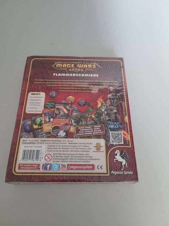 Spiel Mage Wars Arena Flammenschmiede Erweiterung (Neu und originalverpackt) in Oberuzwil für ...
