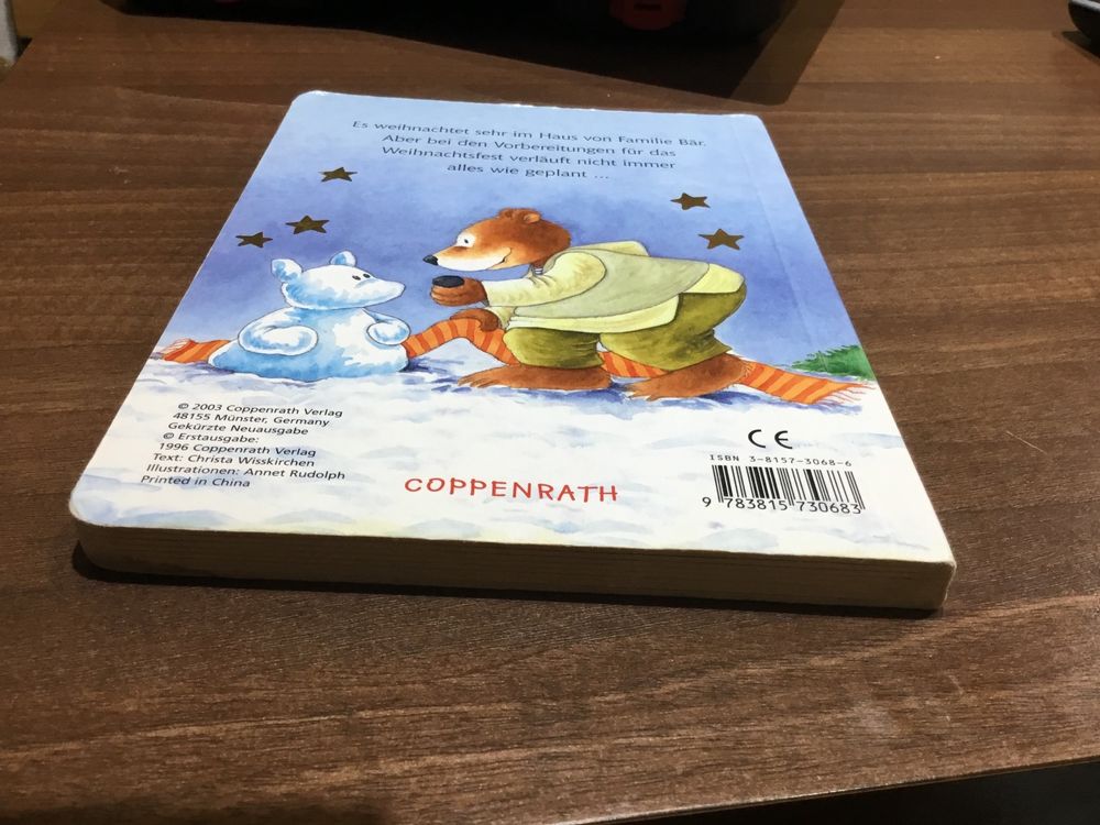 Kartonbuch: es weihnachtet sehr; brummt Vater Bär (Gebraucht) in Buchs ...