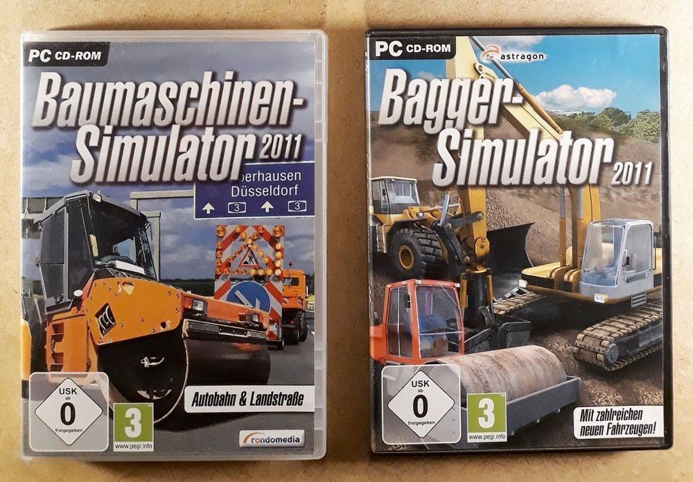 Baumaschinen-Simulator + Bagger-Simulator, 2011 , für PC, DE | Kaufen ...