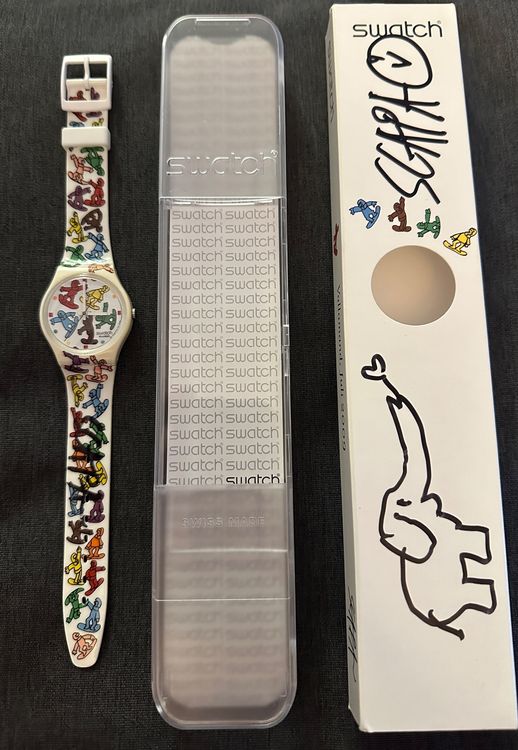 Swatch X Ted Scapa - Big Ride - GZ201 - ORIG. UNT. & SKIZZE (Neu und ...