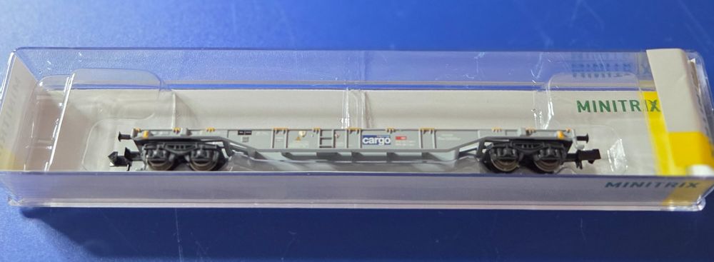 Eisenbahn-Wagons Minitrix Spur N Tieflader-Cargo (Neu und ...