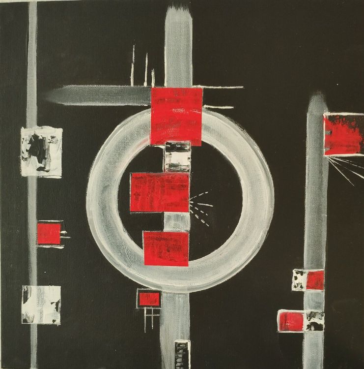 Acryl auf Leinwand 30 x 30 | Kaufen auf Ricardo