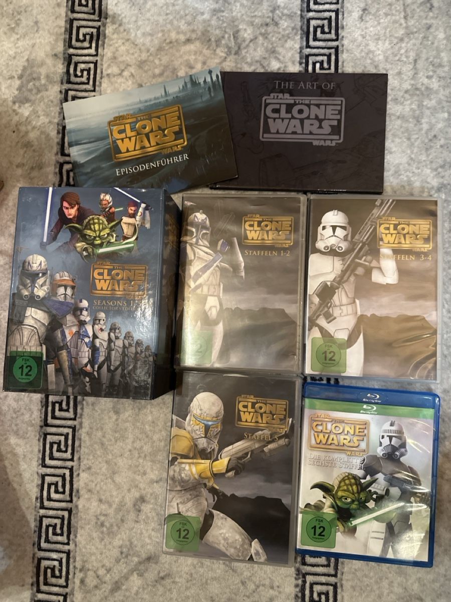 Star Wars The Clone Wars Collectors Box 1-5 + 6. Staffel (Gebraucht) in ...