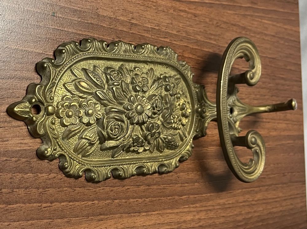 ANTIKER MANTEL-/KLEIDERHAKEN / „Viktorianischer Stil“ / Top! (Gebraucht ...