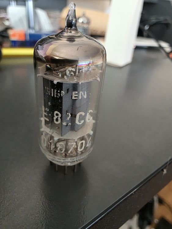 Röhre E82CC super ECC82 Siemens Telefunken mit Raute NOS (Neu (gemäss Beschreibung)) in ...