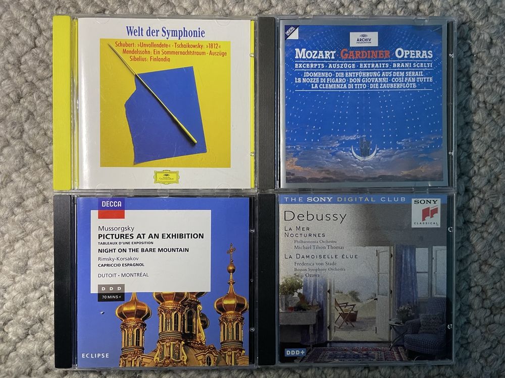 Schubert*Mozart*Mussorgsky*Debussy (Gebraucht) in Wil AG für CHF 1.5 – mit Lieferung auf Ricardo ...