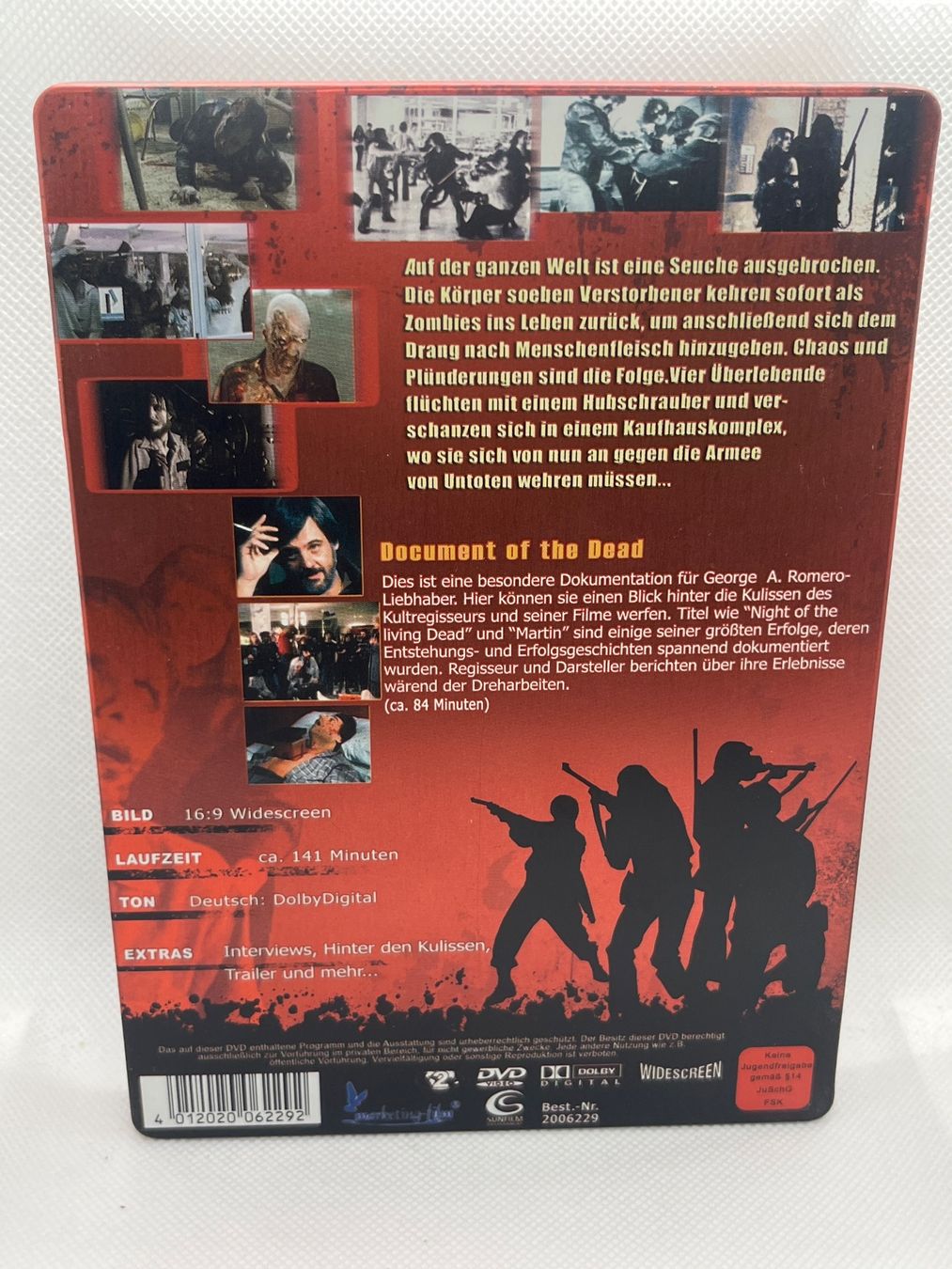 Dawn of the Dead - Zombie 1 - DVD Metal Edition Kult! 1978 (Gebraucht ...