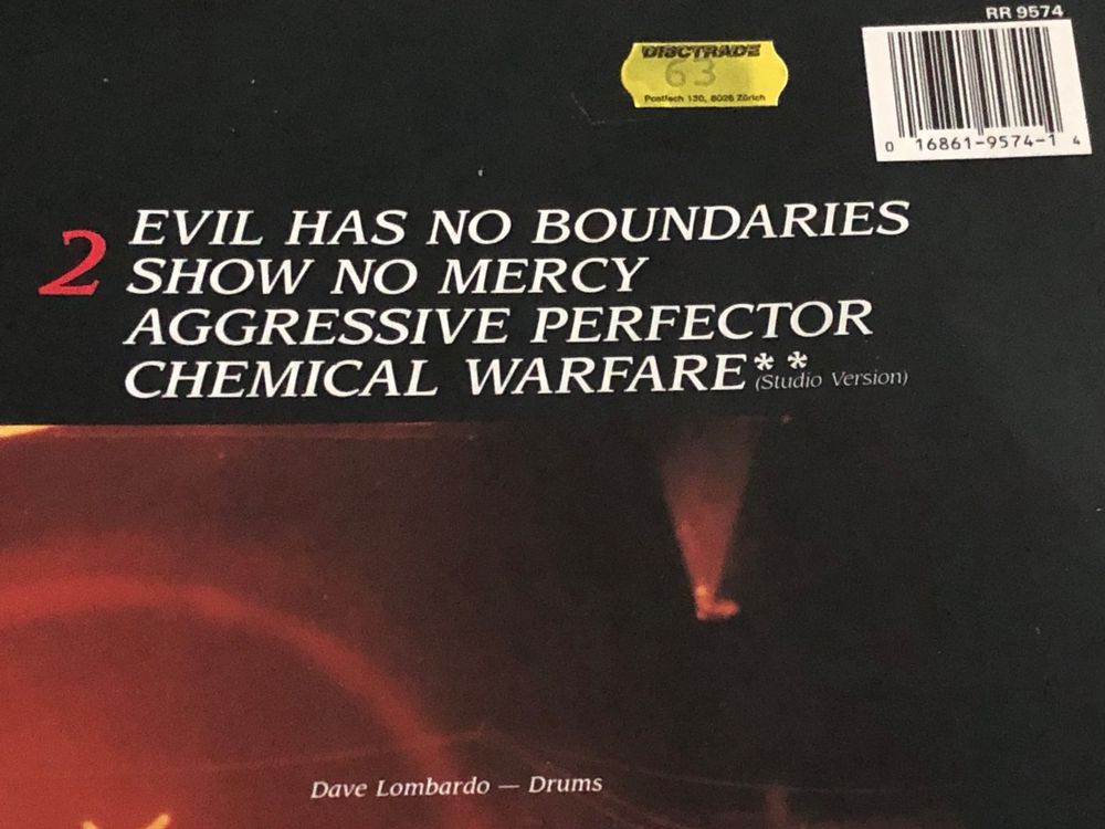 Slayer. 1987. Live Undead | Kaufen auf Ricardo