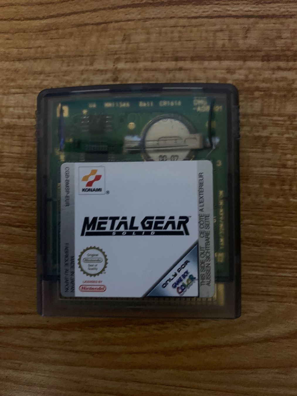 Metal Gear für Gameboy Color seltene Version mit Widerstand (Gebraucht ...