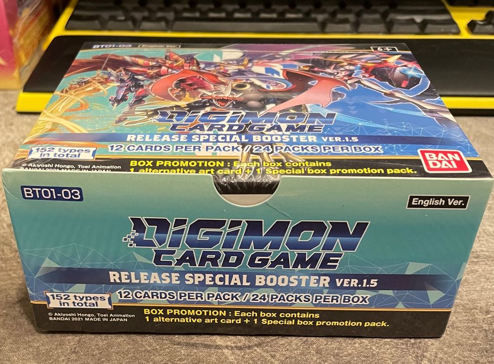 Digimon BT 01-03 Ver 1.5 Booster Box | Kaufen auf Ricardo