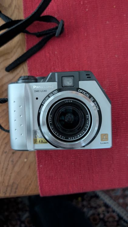 Panasonic Lumix DMC-LC40 Digitalkamera - mit Leica Objektiv (Gebraucht ...