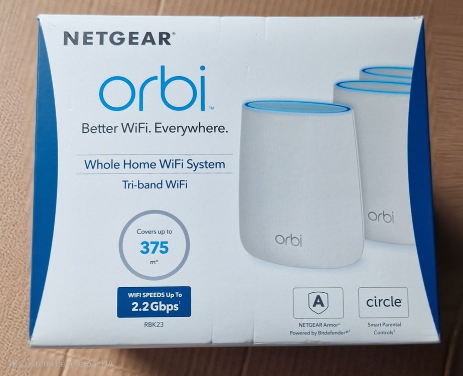 Système WiFi Orbi RBK23 Tri-bande (Gebraucht) in Malleray für CHF 41 ...
