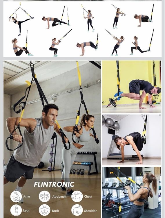 Sangles de Suspension Type TRX – Entraînement Poids du Corps (Neuf avec ...