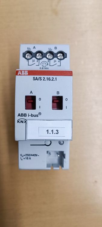 ABB-KNX-Schaltaktor SA/S2.16.2.1, 2-fach, 16A | Kaufen auf Ricardo