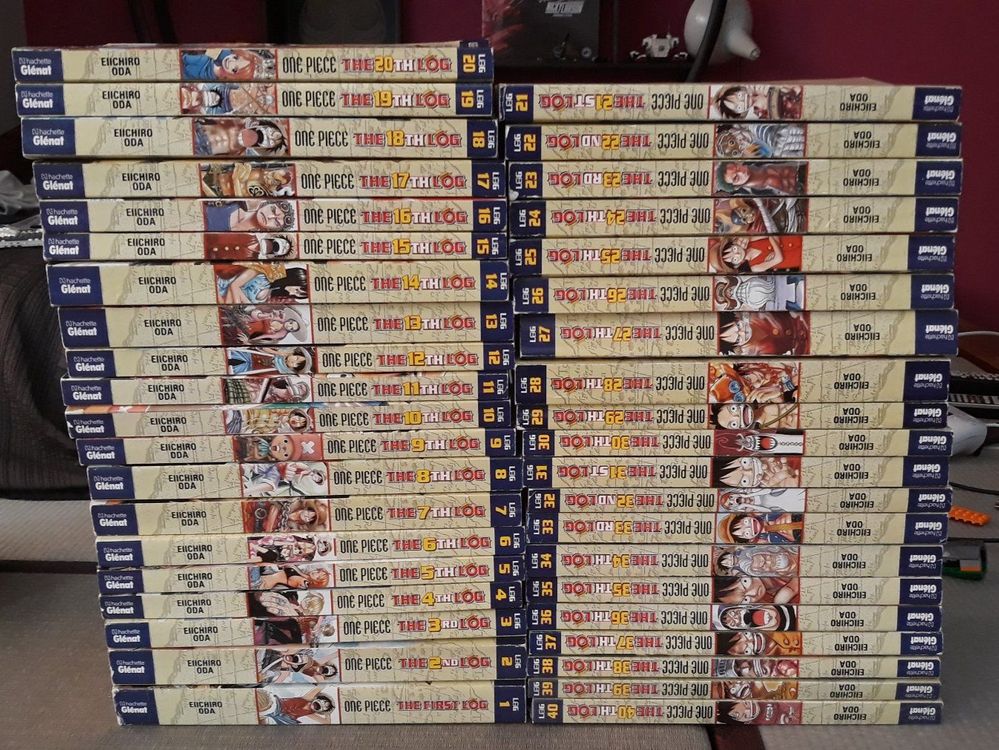 Intégrale Manga ONE PIECE grand format Hachette LOG 1 à 40 (Neu und ...