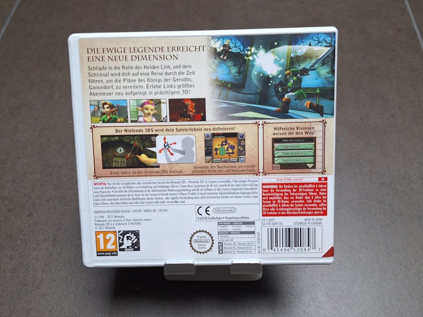 Zelda Ocarina of Time 3D OVP inkl nintendo club Pin card (Gebraucht) in ...