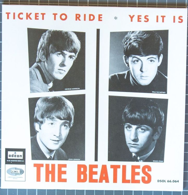 7" BEATLES ticket to ride | Kaufen auf Ricardo