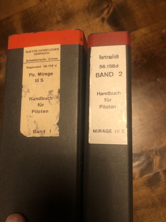 MIRAGE III S Pilotenhandbuch Band 1 & 2 RAR!!! (Gebraucht) in für CHF ...