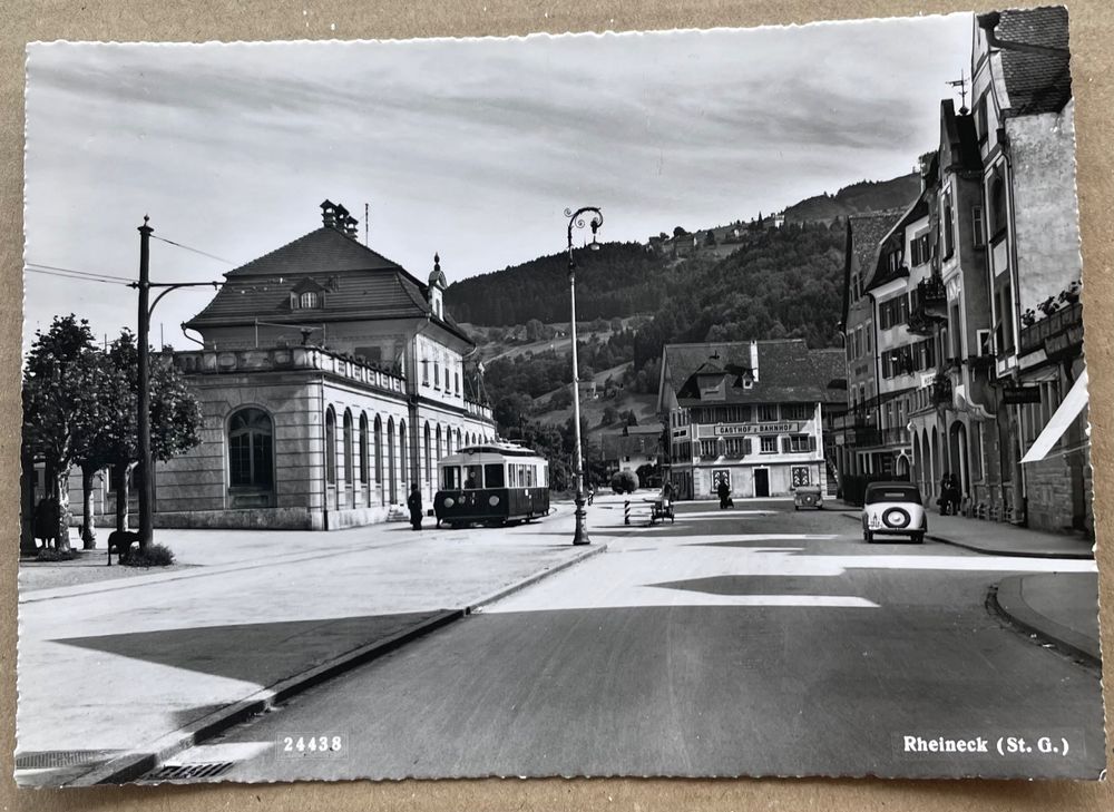 Rheineck Bahnhof mit Strassenbahn (Gebraucht) in Horw für CHF 22 – mit ...