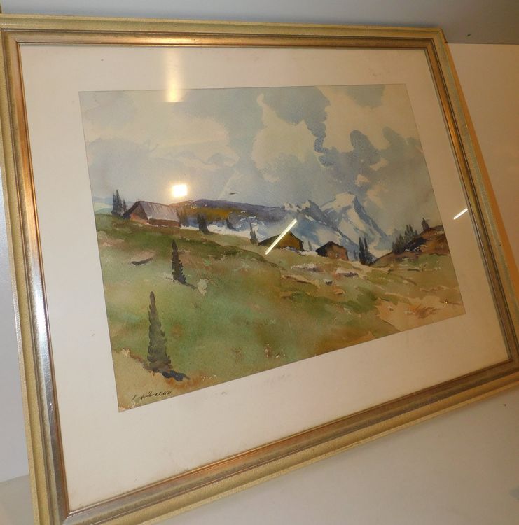 Kunst Aquarell signiert - Landschaft Aquarell | Kaufen auf Ricardo