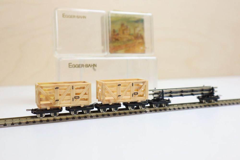Egger-Bahn 3 x Feldbahnwagen H0e - Schöne Modelle | Kaufen auf Ricardo