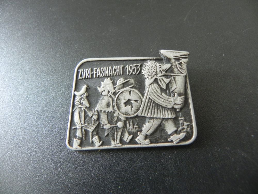 Fasnachts Plakette - Züri Fasnacht 1953 (Gebraucht) in Biel/Bienne für CHF 1.3 – mit Lieferung ...