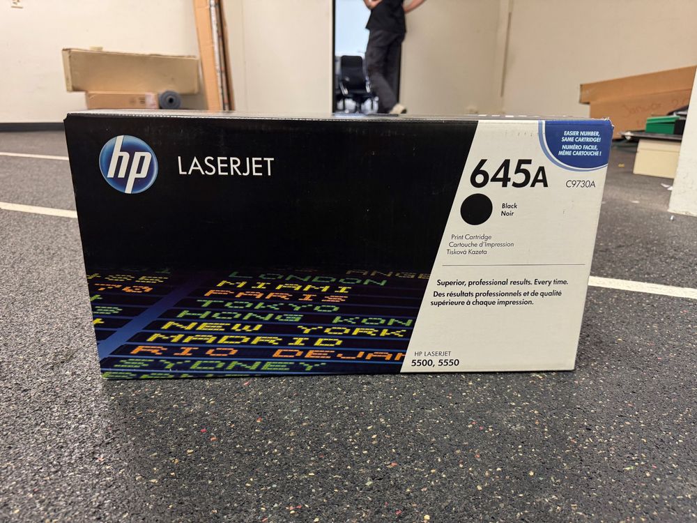 HP Laserjet 645A Black (Neu und originalverpackt) in Au ZH für CHF 5 ...