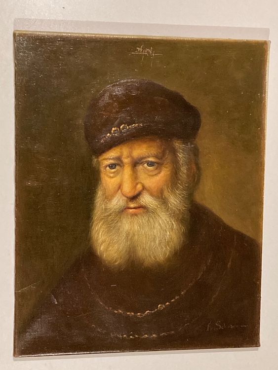 Frans Schoorman (1929-1982) Gemälde signiert Portrait Bild 4 (Gebraucht ...