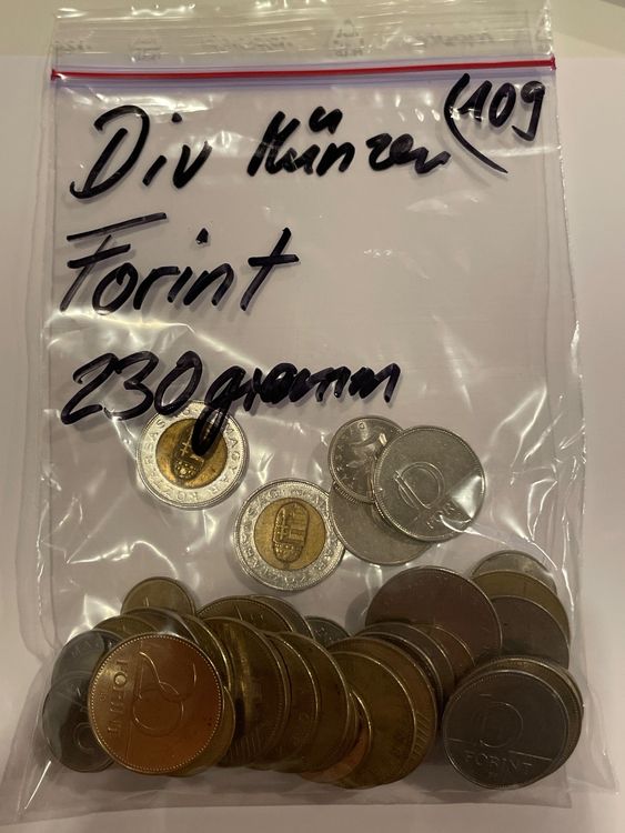 div. münzen forint 230gr. (109) (Gebraucht) in Bonstetten für CHF 1 – mit Lieferung auf Ricardo ...