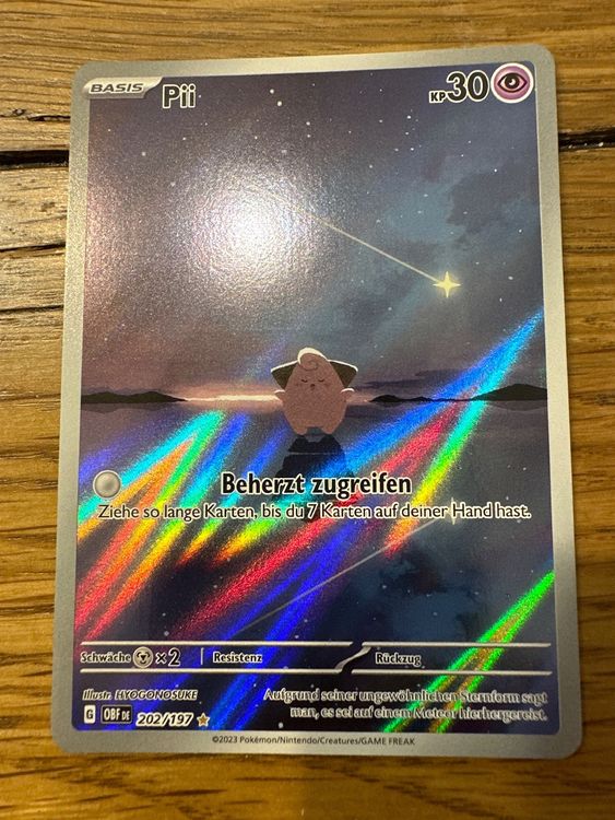 Pii OBF DE 202/197 Obsidianflammen Pokemon Karte | Kaufen auf Ricardo