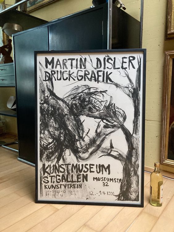 Martin DISLER (1949-1996) Grosse Originallithografie Plakat | Kaufen auf Ricardo