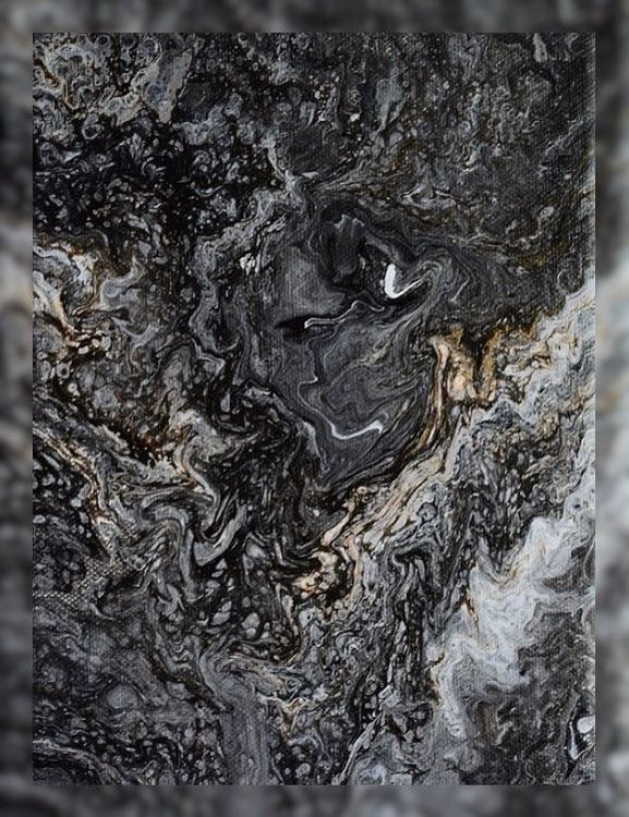 Leinbild Unikat abstrakt original 1/5 | Kaufen auf Ricardo