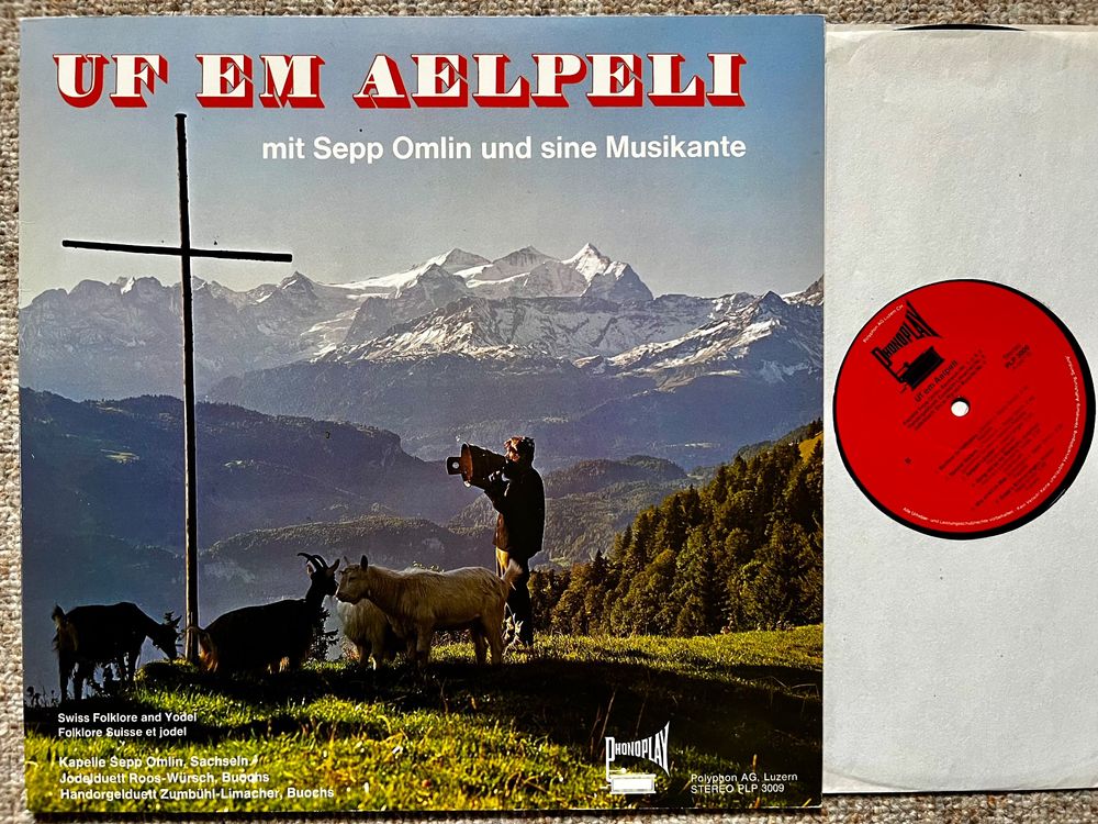 Sepp Omlin Und Sine Musikante – Uf Em Aelpeli LP ♪ GEWASCHEN (Gebraucht) in Unterseen für CHF 12 ...