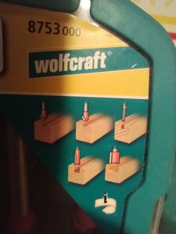2 Wolfcraft Profilfräser-Set Router / Kit de fraise à profil (Neu ...