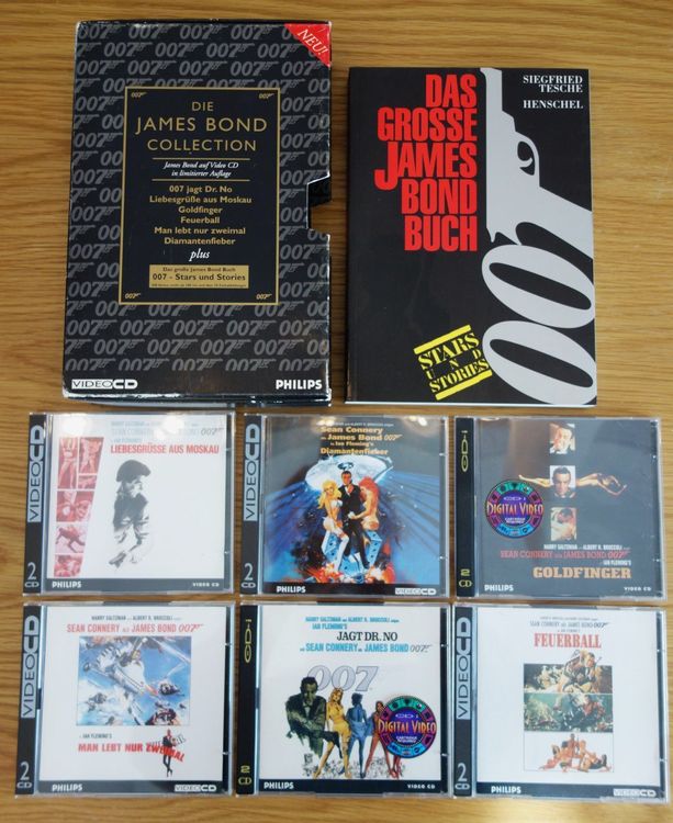 James Bond Video CD Collection, 1995, Limitiert 617/707 (Gebraucht) in ...