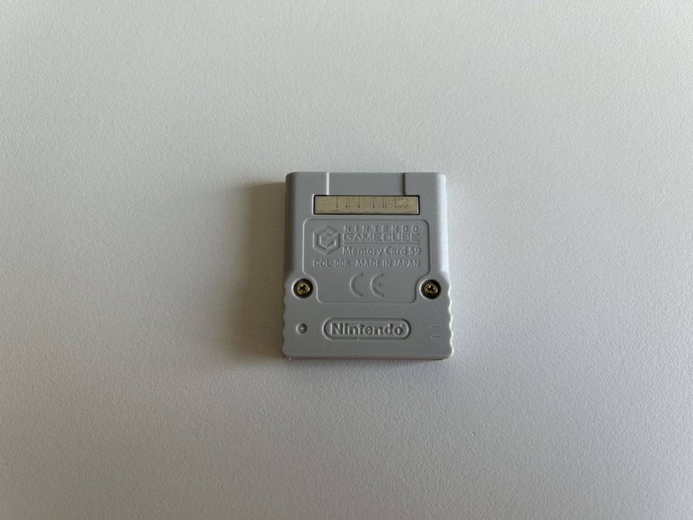 Nintendo Gamecube Original Memory Card 59 Speicherkarte (Gebraucht) in ...