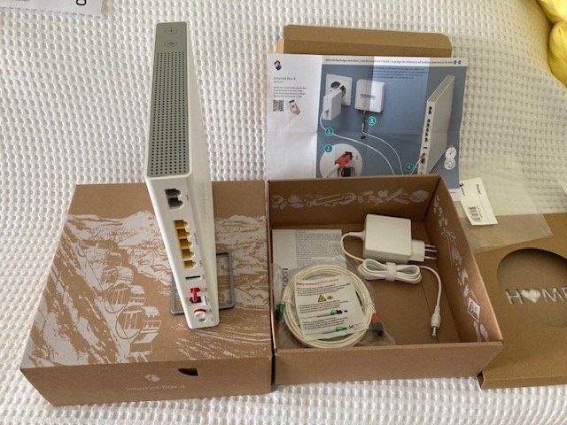 Internet Box 4 Swisscom für Glasfaseranschluss (Neu und ...