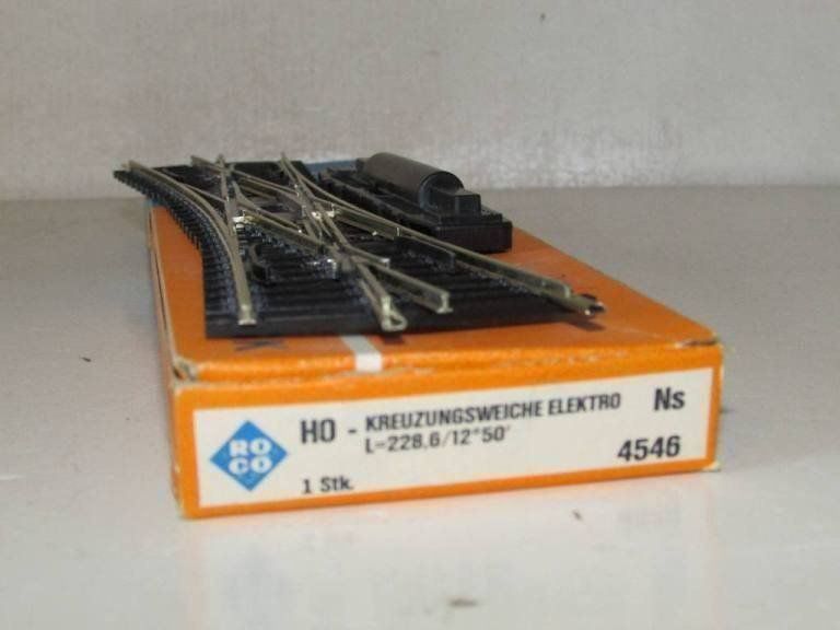 Roco H0 4546 NS: Elektr. Kreuzungsweiche, Profil 2,5 mm (Gebraucht) in ...