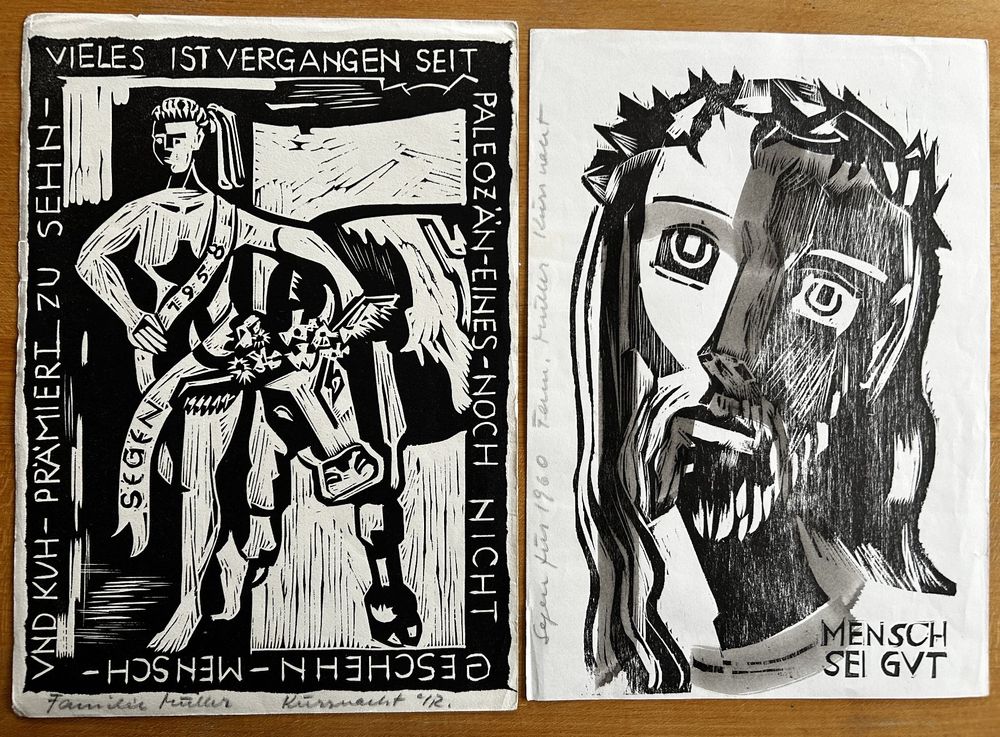 HOLZSCHNITTE VON WERNER E. MÜLLER KÜSSNACHT AM RIGI | Kaufen auf Ricardo