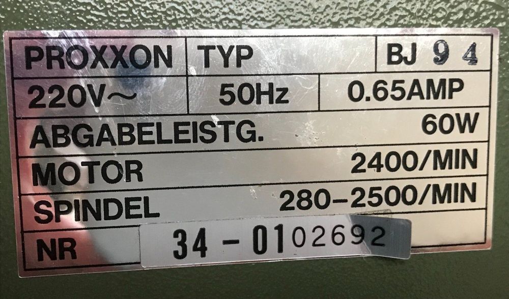 Proxxon PD 210 Drehbank (Gebraucht) in Zürich für CHF 510 – mit ...