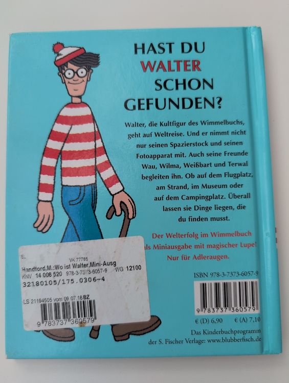 Wo ist Walter? Mini-Buch - Das Original Wimmelbuch mit Lupe! (Gebraucht ...