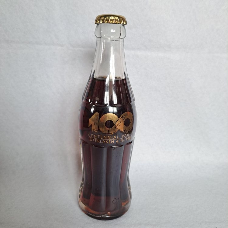 Coca-Cola Sammlerflasche – Centennial Party Interlaken 1986 (Neu ...