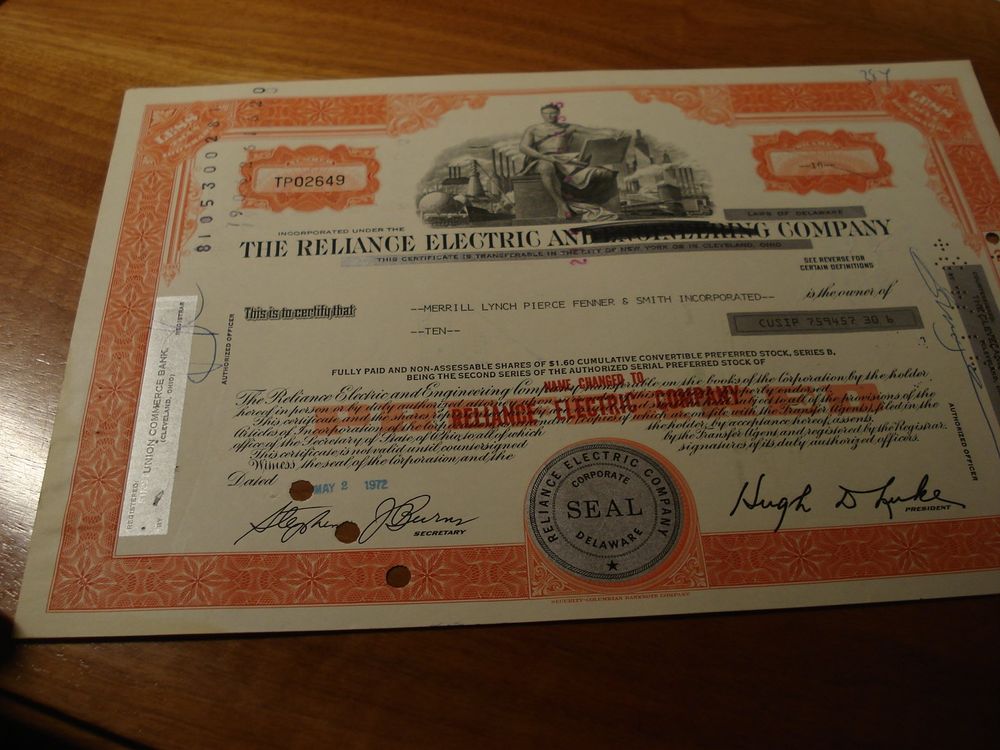 Reliance Electric Company, 1972, Delaware (Gebraucht) in Niederwil AG ...