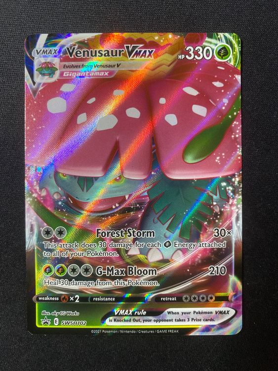 Venusaur VMAX SWSH102 - SWSH Black Star Promos - EN (Neu (gemäss Beschreibung)) in Hausen AG für ...