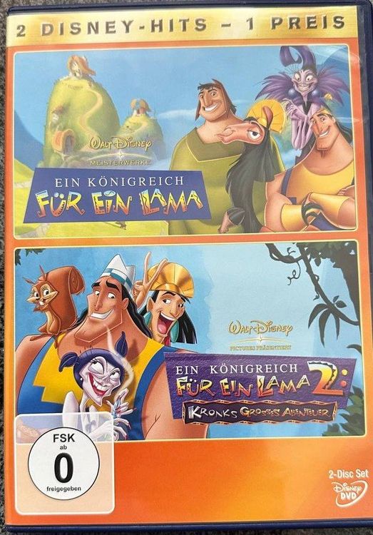 2 Disney Filme: Ein Königreich für ein Lama 1+2 DVD (Gebraucht) in ...