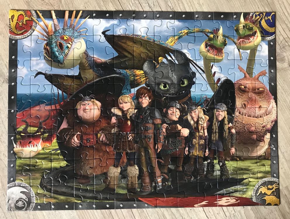 Puzzle “Krokmou et ses amis” 100 pièces dès 6 ans | Kaufen auf Ricardo
