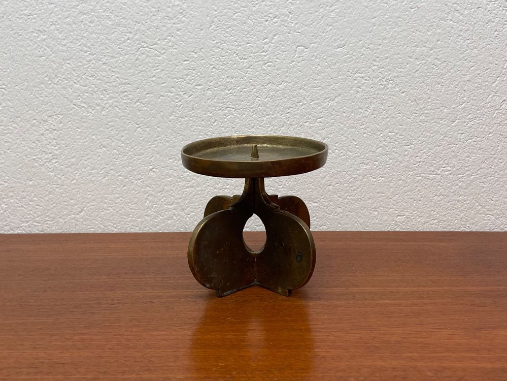 Brutalismus Messing Kerzenständer vintage Kerzenstock 70er (Gebraucht) in Zürich für CHF 49 ...