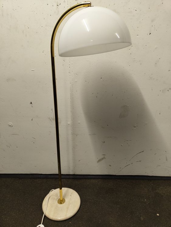 Vintage Stehlampe Messing Marmor Space Ace 70er Jahre (Gebraucht) in ...