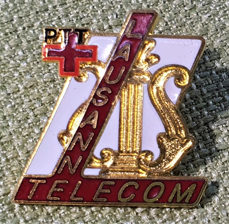 O594 - Pin Die Post PTT Telecom Lausanne Harfe (Gebraucht) in Reinach ...